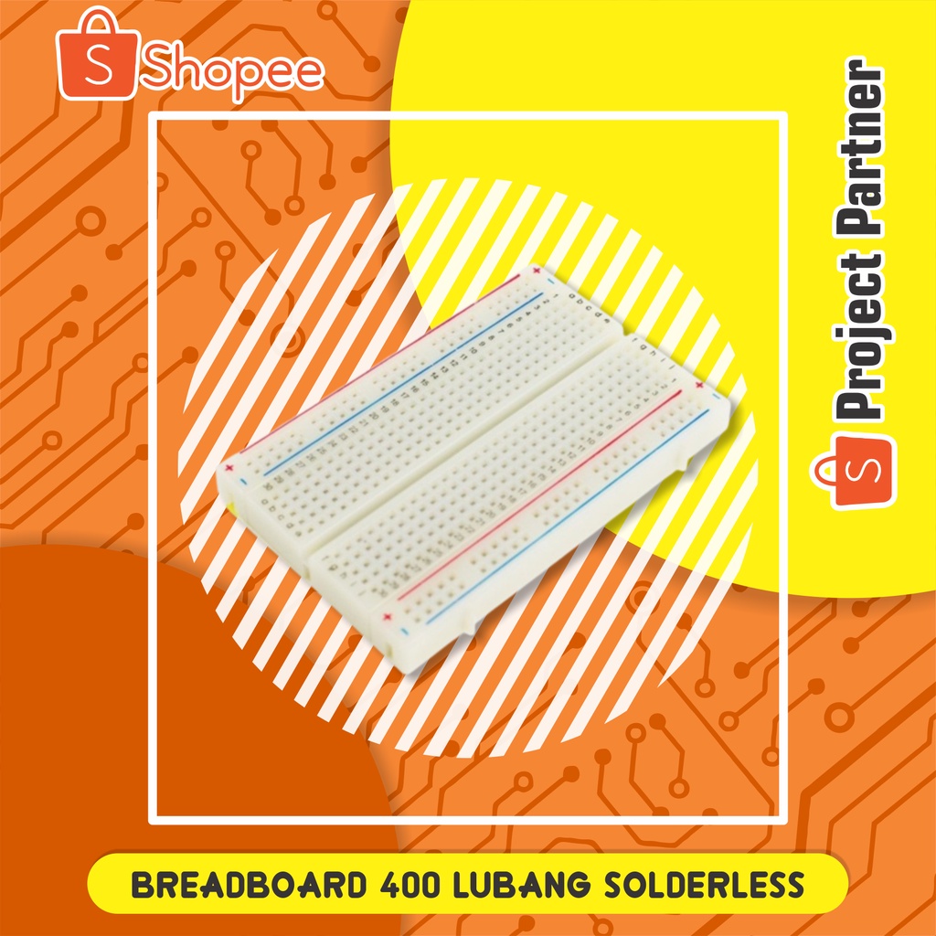 Jual Breadboard 400 Hole Lubang Solderless Raspberry Pi Arduino Uno