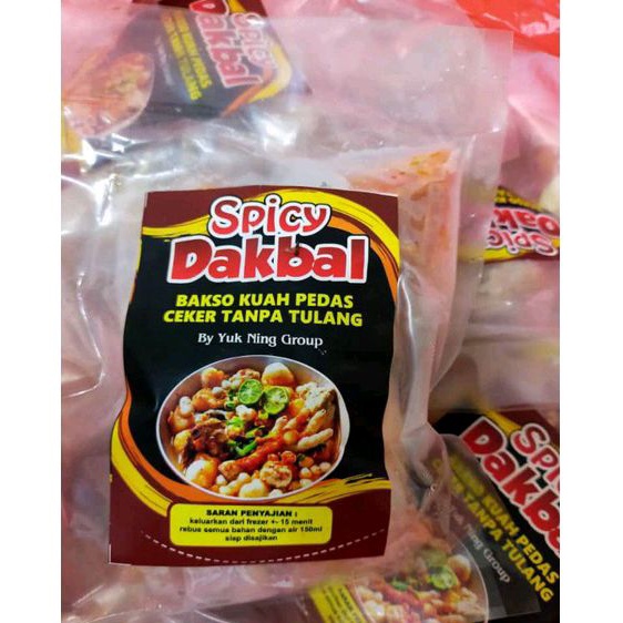 Jual Dakbal Ceker Tanpa Tulang Boneless Saus Korea Bakso Kuah Pedas ...