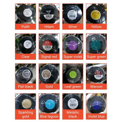 Jual Pilox samurai no star aneka warna black / white / silver / violet ...