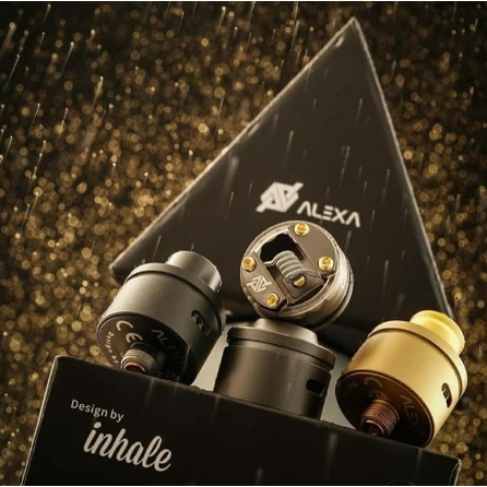 Jual RDA Alexa 22mm Authentic by Inhale Coil x Desire Design | Shopee ...
