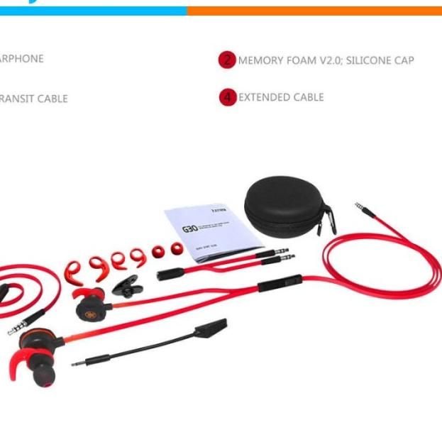 Jual PLEXTONE G30 Gaming Earphone HiFi with Detachable Microphone ...