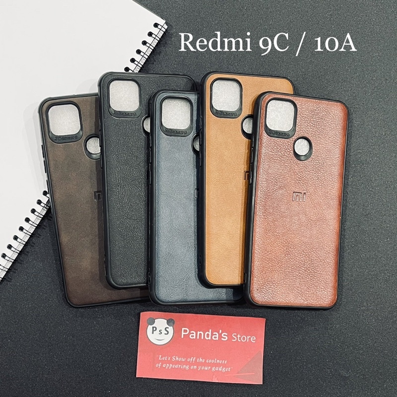 Jual Leather Case Redmi 9c / 10A Softcase Kulit Elegan Casing Slim Fit ...
