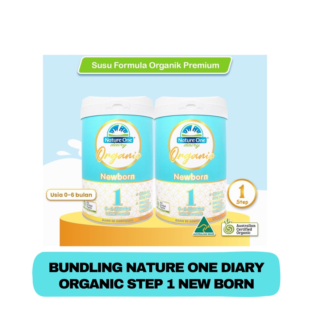 Jual Susu formula premium Nature one diary organic step 1 new born ...