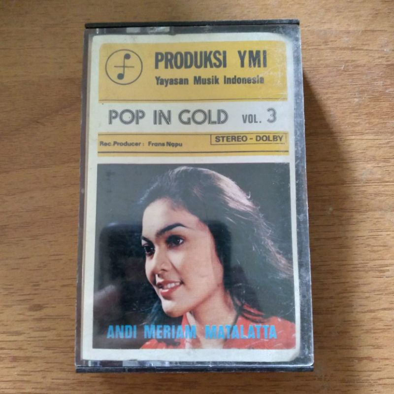 Jual Kaset ANDI MERIAM MATTALATTA - Pop In Gold Vol. 3 | Shopee Indonesia