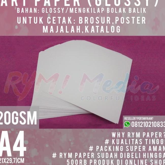 Jual Kertas Art Paper 120gsm A4 (1 Rim/500 lembar) | Shopee Indonesia