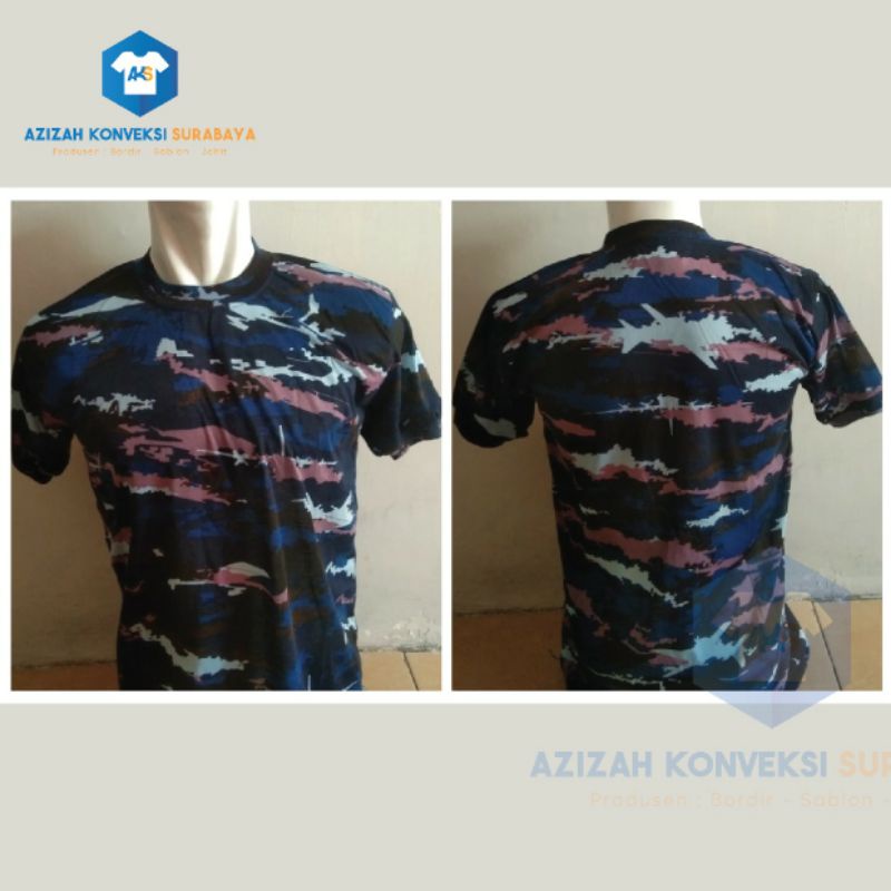 Jual Kaos Loreng Auri / TNI AU | Shopee Indonesia