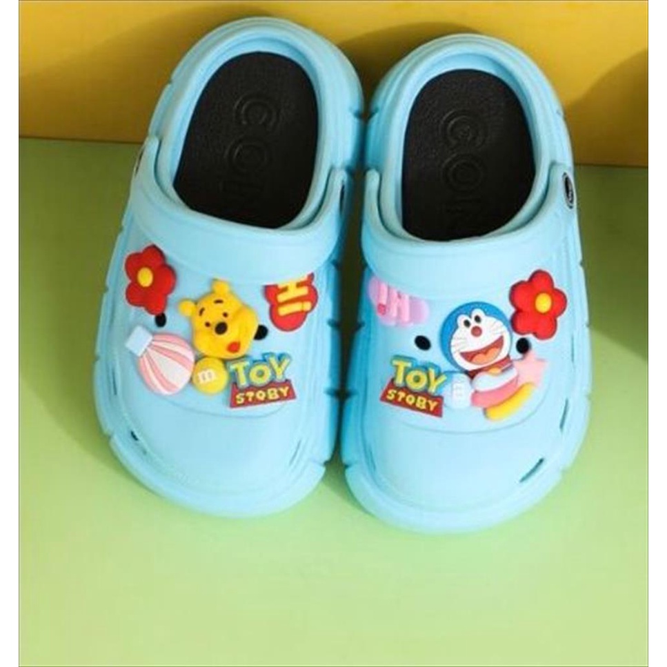 Jual Sandal Crocs Let Bakpao Kodok Anak Cewek Baim Fuji Mainan Jibbitz ...