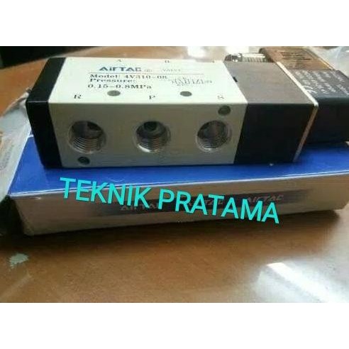 Jual Solenoid Valve 4v310 10 / 4v310-10 Airtac 220v ac/ 24v dc | Shopee ...