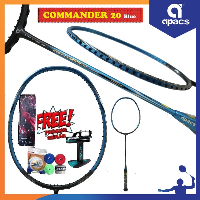 Jual APACS COMMANDER 20 RAKET BADMINTON - ORIGINAL | Shopee Indonesia