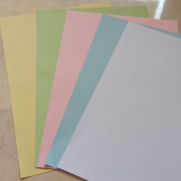 Jual Kertas HVS Warna 60 gram Folio F4 1 RIM | Shopee Indonesia