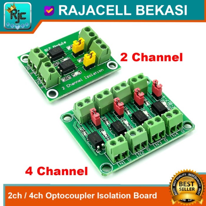 Jual Plc Pc817 2Ch 4Ch Optocoupler Isolation Board For Plc Arduinoo ...
