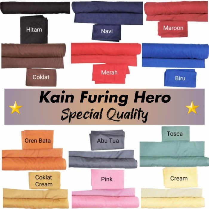 Jual Kain Kain Furing Hero Special Quality Puring Ero Errow Arrow ...