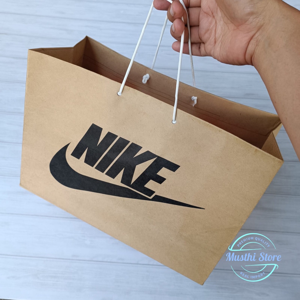 Jual Paper Bag / Shopping Bags / Goodie Bags Material Kraft Linen Paper ...