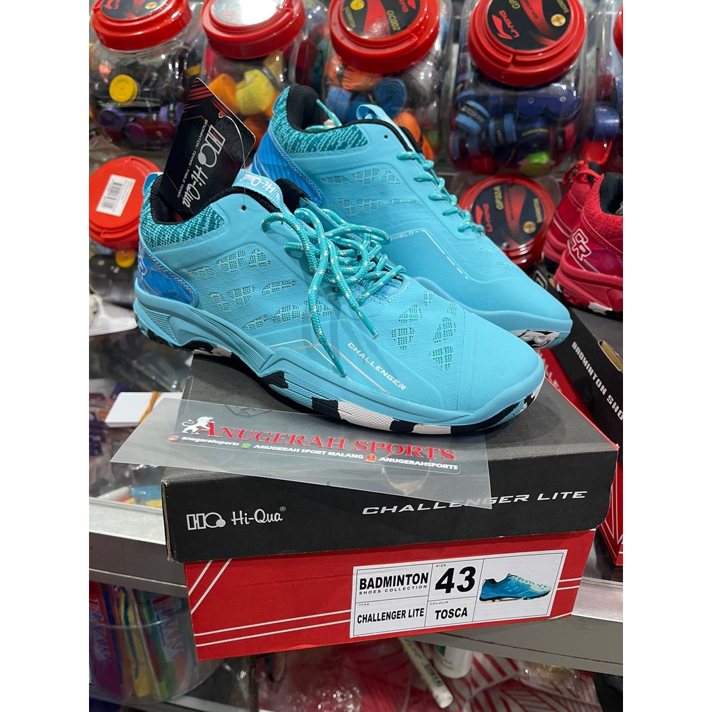 Jual Sepatu Badminton HI-QUA / HIQUA Challenger Lite ORIGINAL | Shopee ...