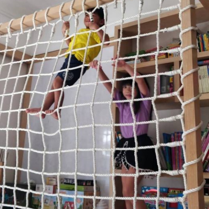 Jual Jaring Jala Jala Tusuk Nilon Lubang 5X5 Cm Tali 10 Mm Untuk ...