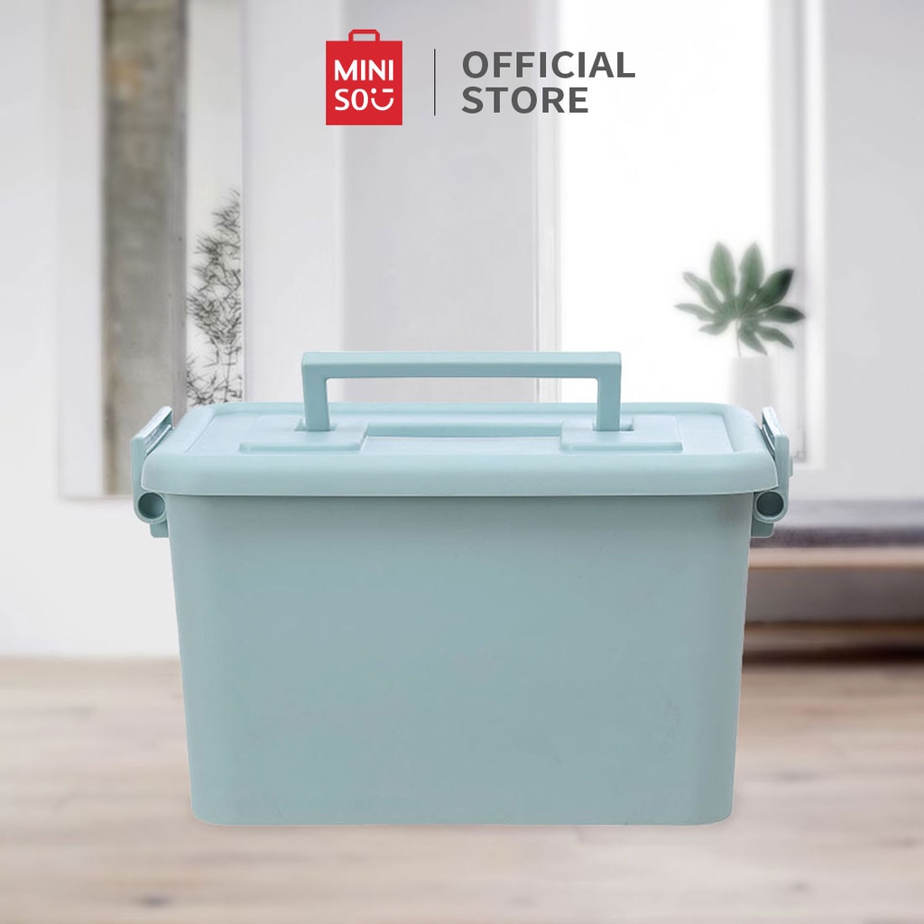 Jual MINISO Kotak Penyimpanan Organizer Plastik Storage Box Tempat ...