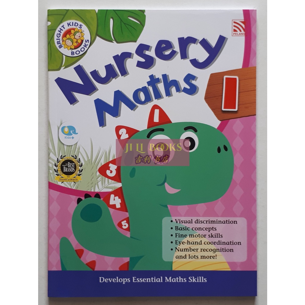 Jual Buku Latihan KB-TK Bright Kids Books Nursery Maths 1-2 | Shopee ...