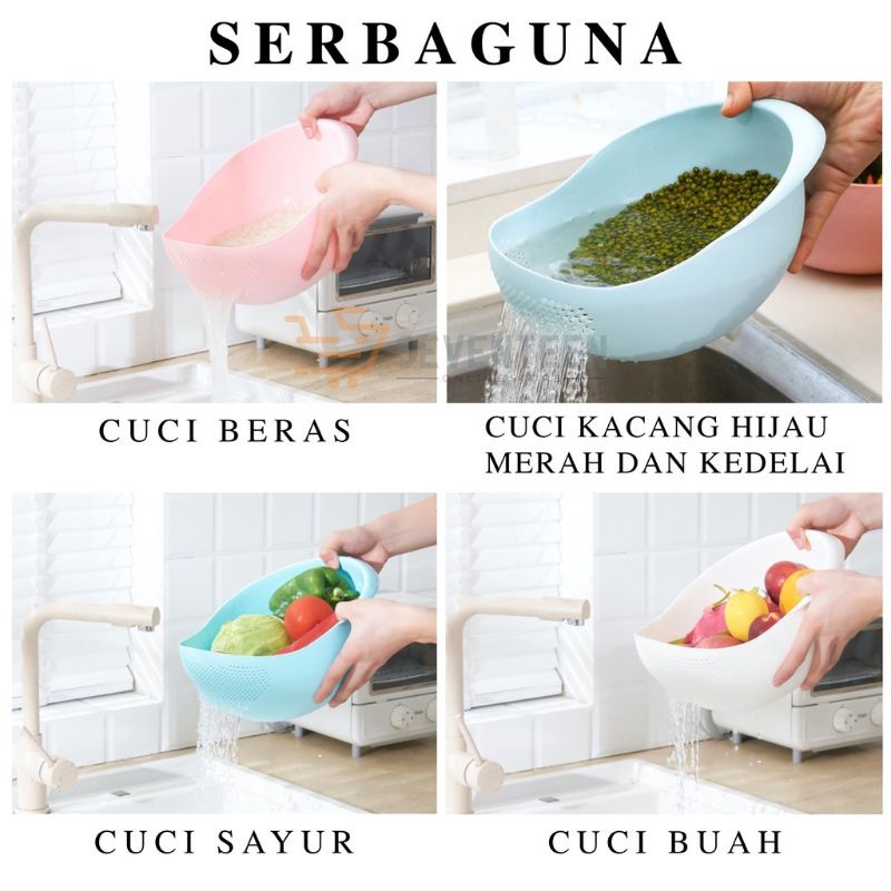 Jual BASKOM CUCI BERAS/WADAH CUCI BUAH SAYUR | Shopee Indonesia