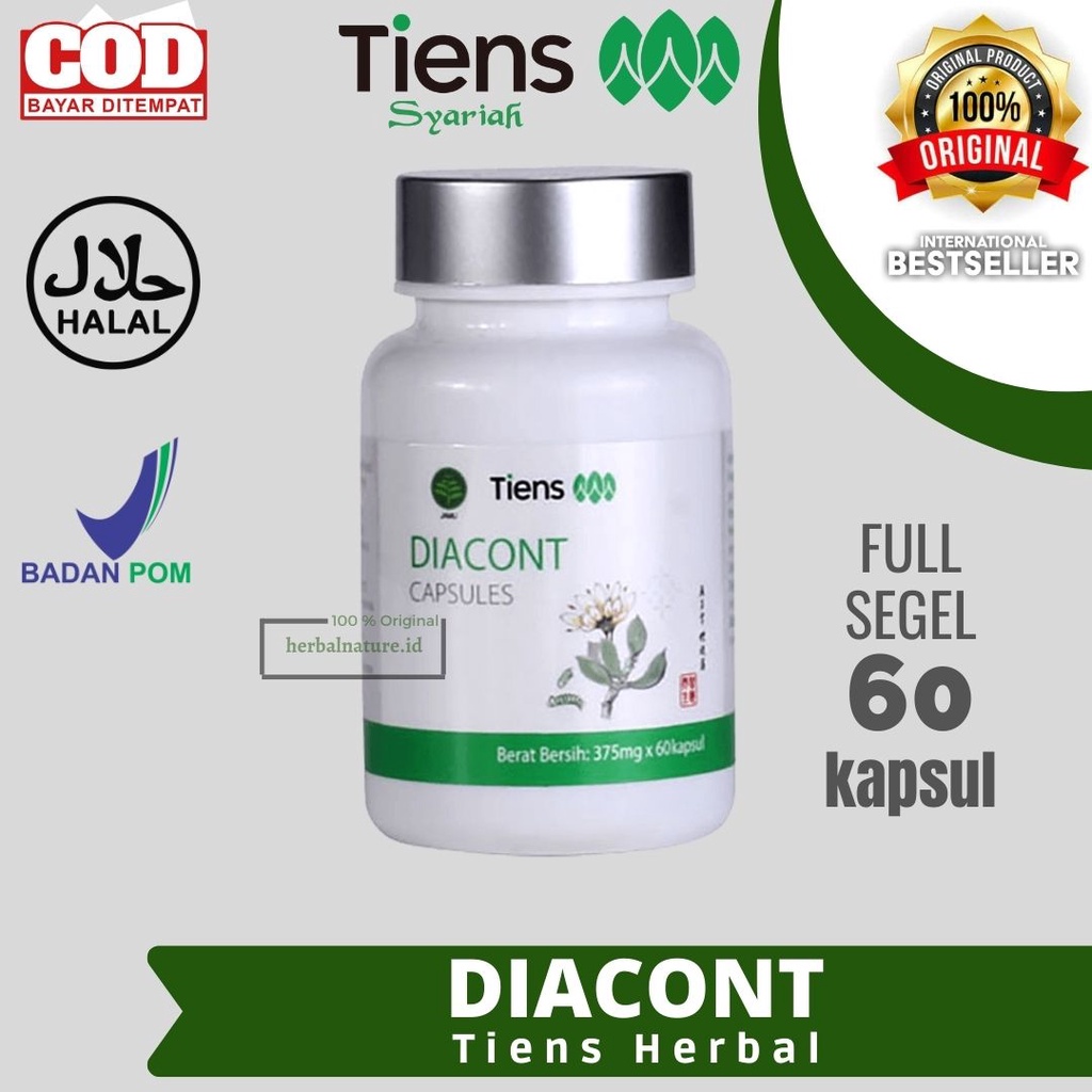 Jual DIACONT TIENS / MENURUNKAN KADAR GULA DARAH & DIABETES / ORIGINAL ...