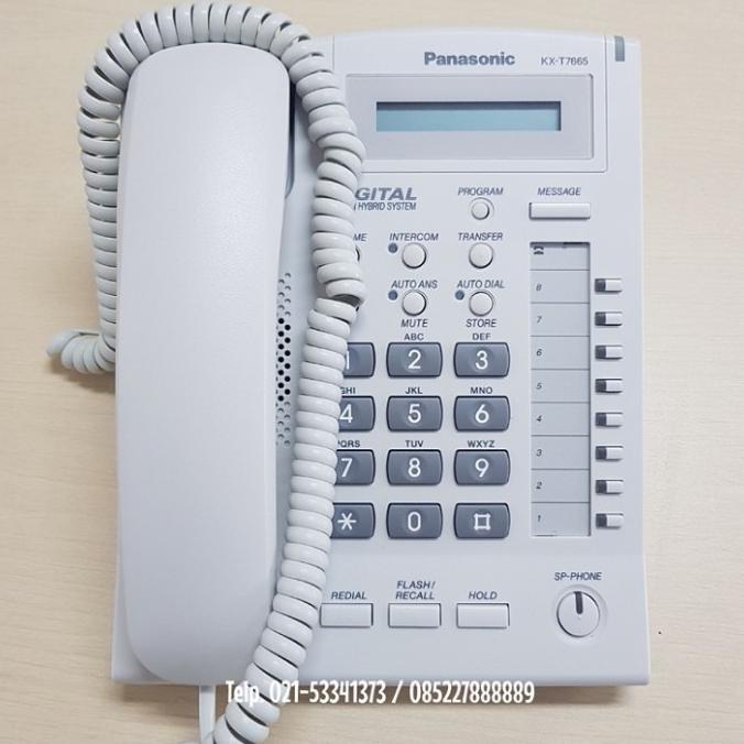 Jual Telepon Digital Panasonic KX-T7665 Unit Second Bagus | Shopee Indonesia