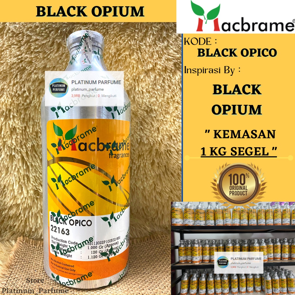 Jual Bibit Parfum MACBRAME - OPIUM BLACK ( 1 KG Segel Alumunium Pabrik ...