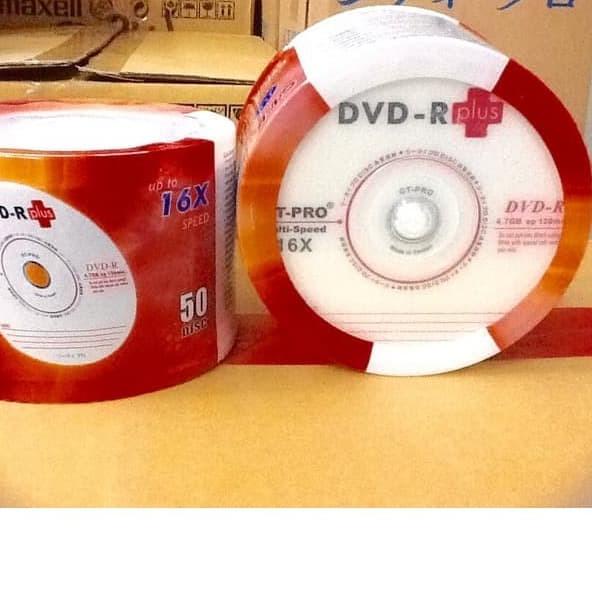 Jual DVD-R Plus GT-PRO 16X 4.7GB (tabung 50pcs) | Shopee Indonesia
