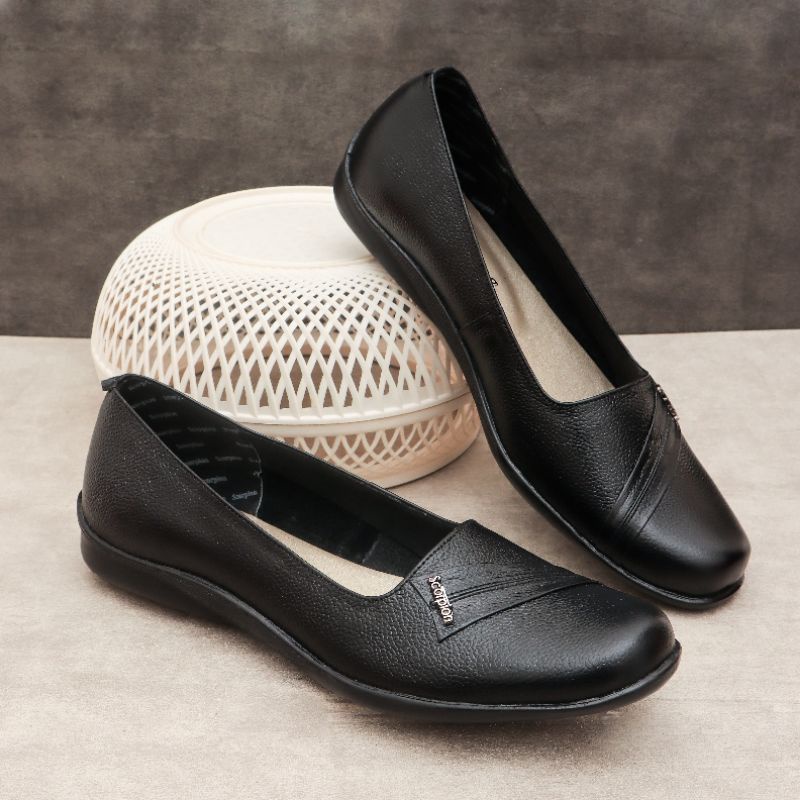 Jual Original Scorpion 6199 Sepatu Formal/Casual Wanita Bahan Kulit ...
