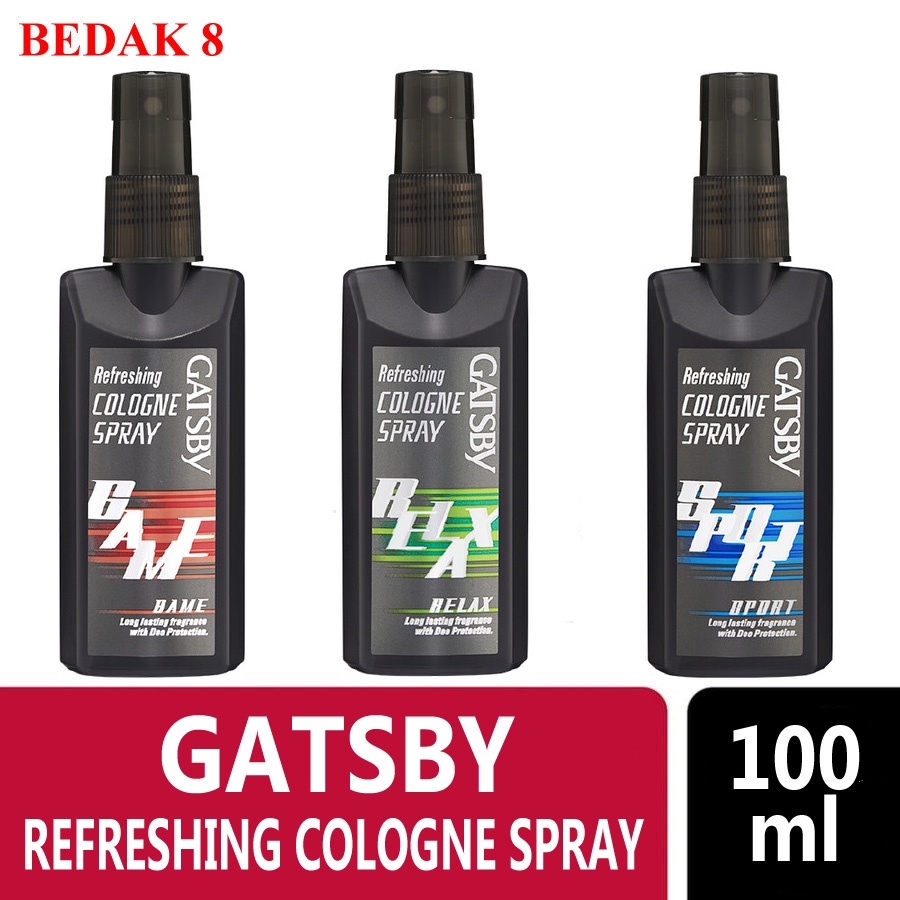 Jual Gatsby Refreshing Cologne Spray 100 ml | Shopee Indonesia