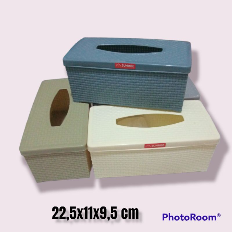 Jual Tempat tisu 22,5x11x9,5 cm besar motif tikar muat 250 sheet ...