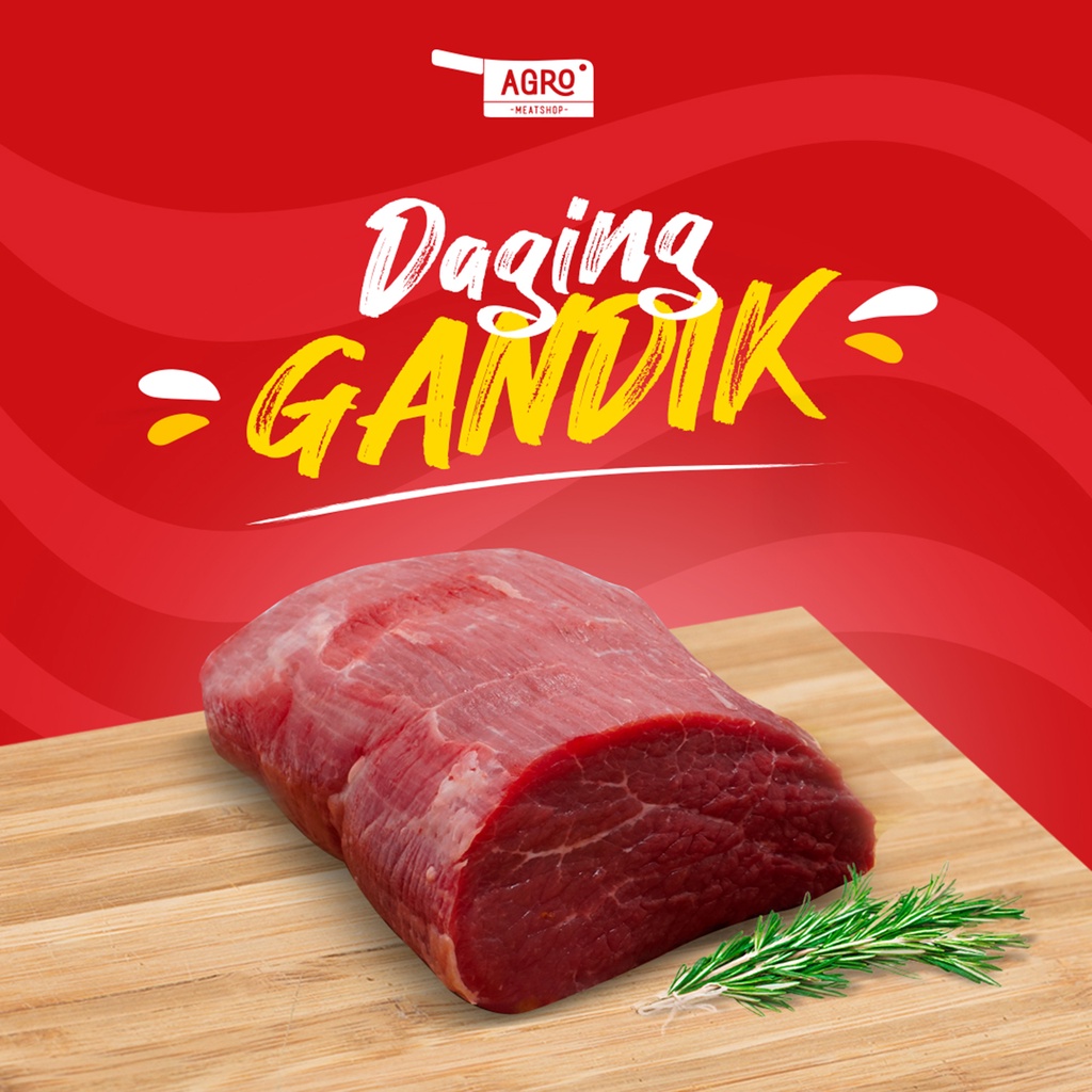 Jual Gandik Sapi / Beef Eye Round / Daging Sapi / Halal / 500gr ...