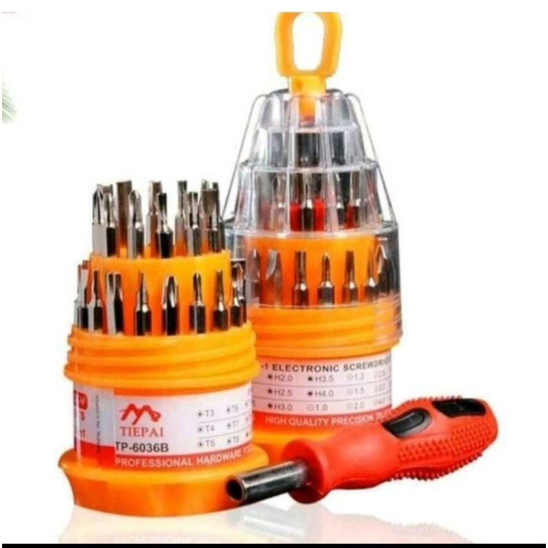 Jual OBENG SET 31 IN 1 MULTI FUNGSI/OBENG HANDPHONE/OBENG MINI SERBAGUNA | Shopee Indonesia