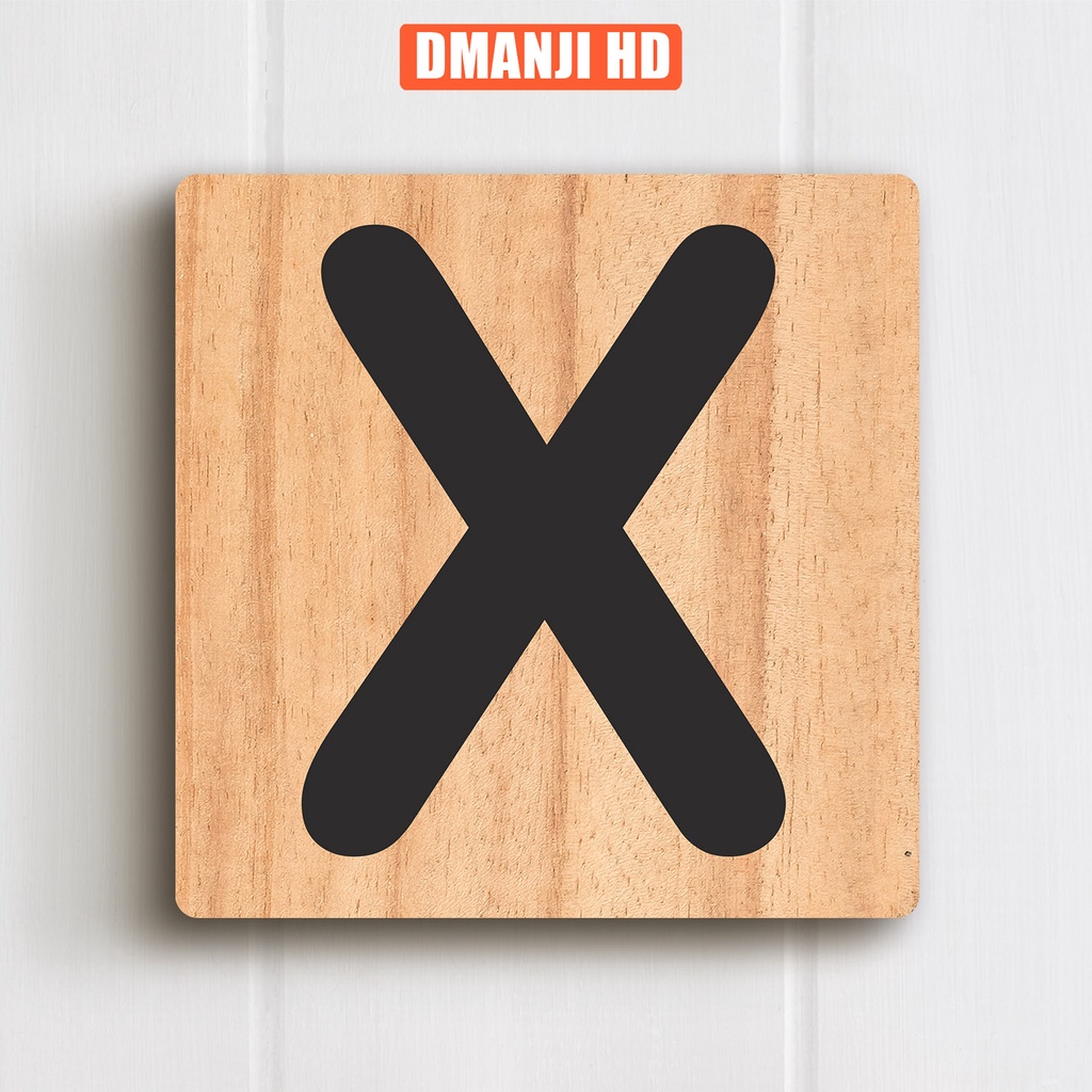 Jual DMANJI HD - Huruf kayu Scrabble minimalis | Custome nama huruf ...