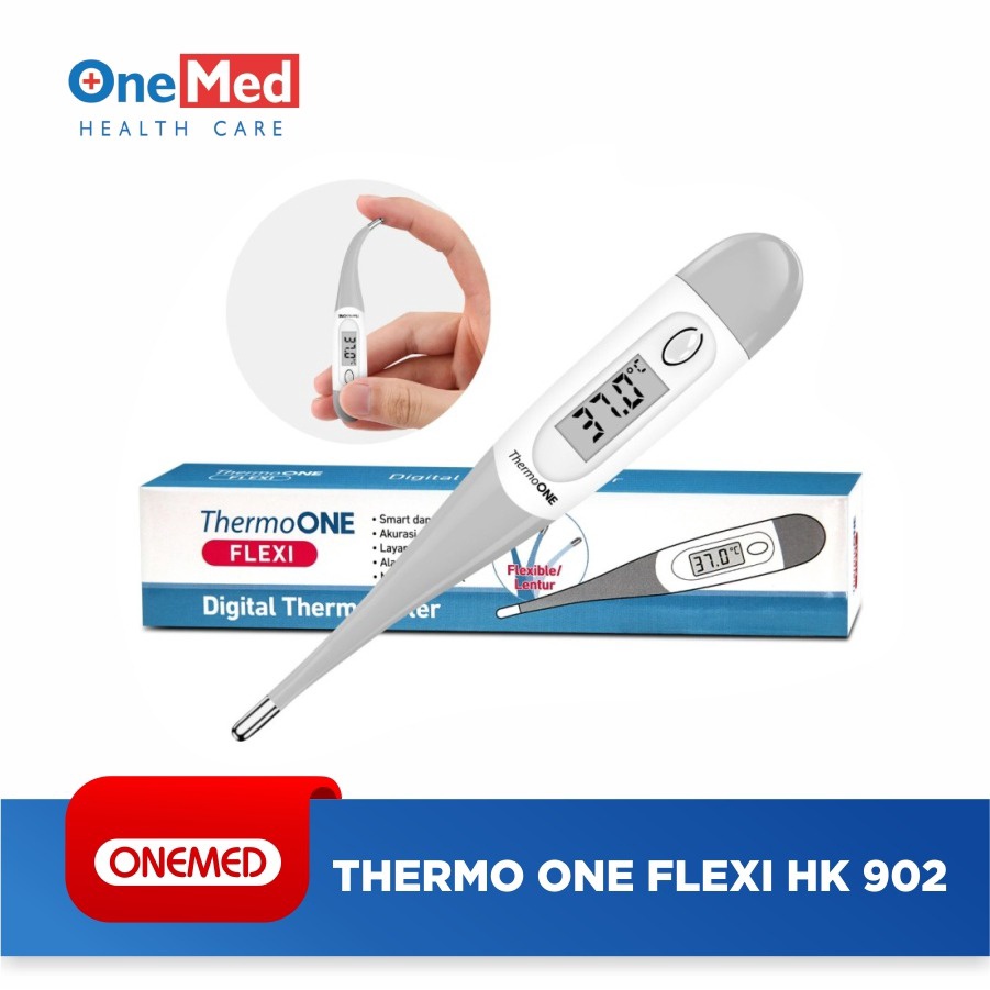 Jual ONEMED Thermometer Digital Thermo One Flexi HK 902 OOF | Shopee ...