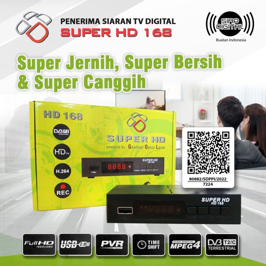 Jual Set Top Box Receiver TV STB Digital DVB T2 Support WIFI SUPER HD ...