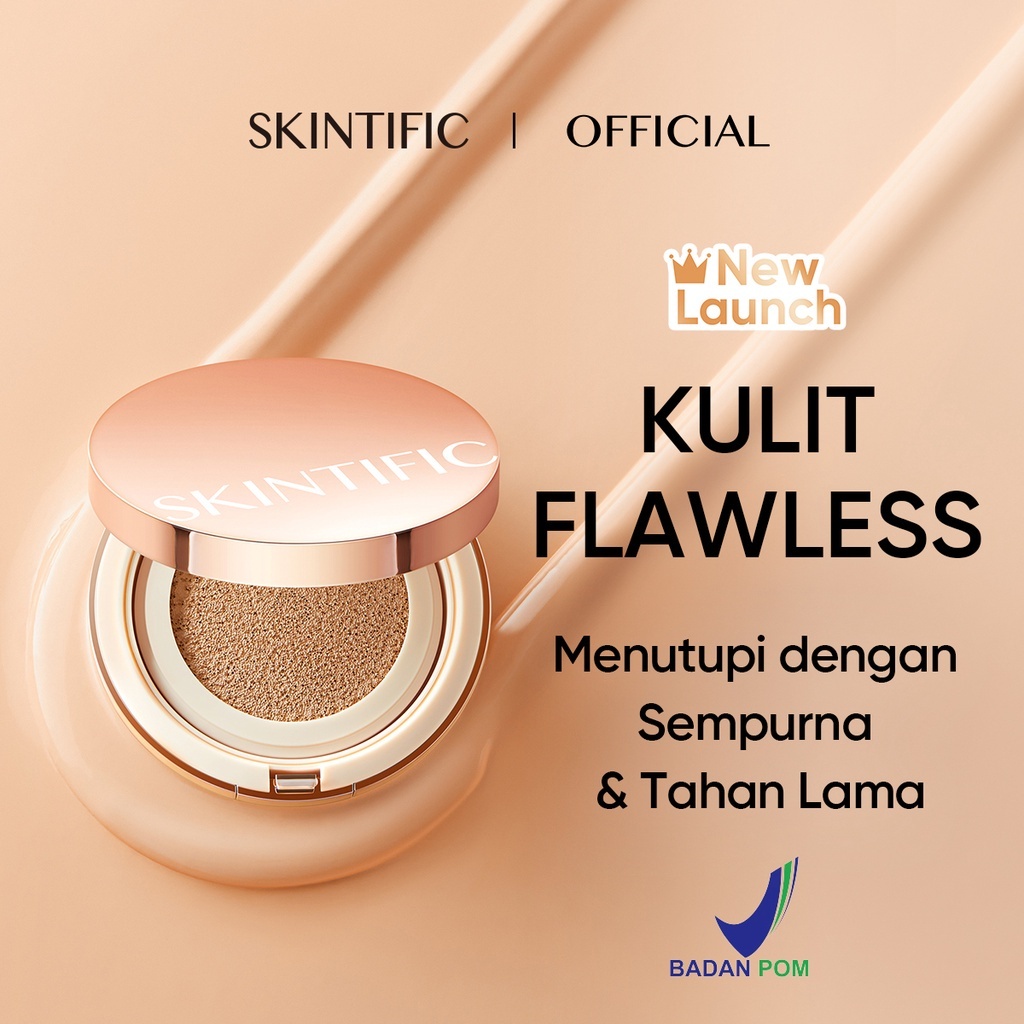 Jual SKINTIFIC Cover All Perfect Cushion High Coverage Poreless ...