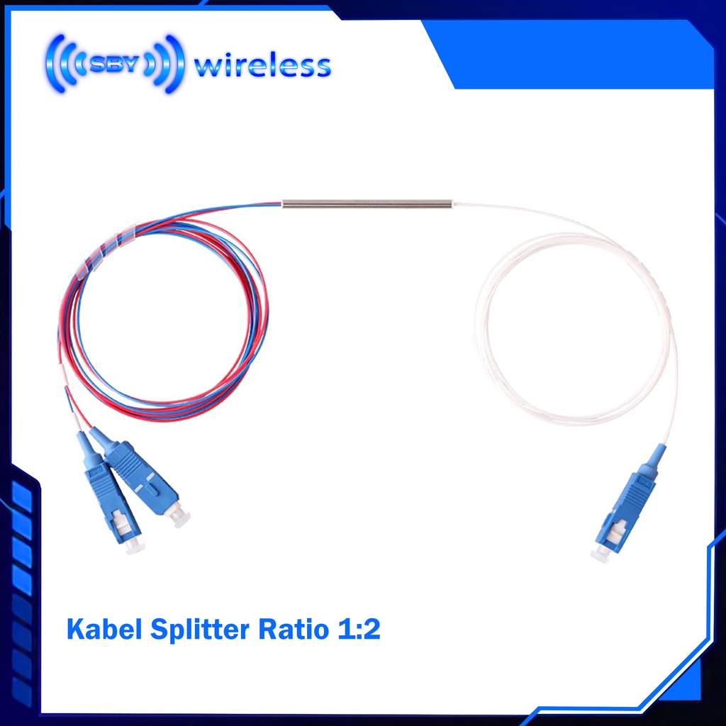 Jual Kabel Splitter Ratio 50:50 , 1x2 Three Window FBT Coupler Rasio SC ...