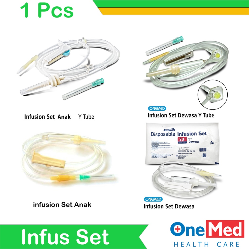 Jual Alkes Pasar Pramuka Infus Set Anak & Dewasa Onemed 1 Pcs | Shopee ...