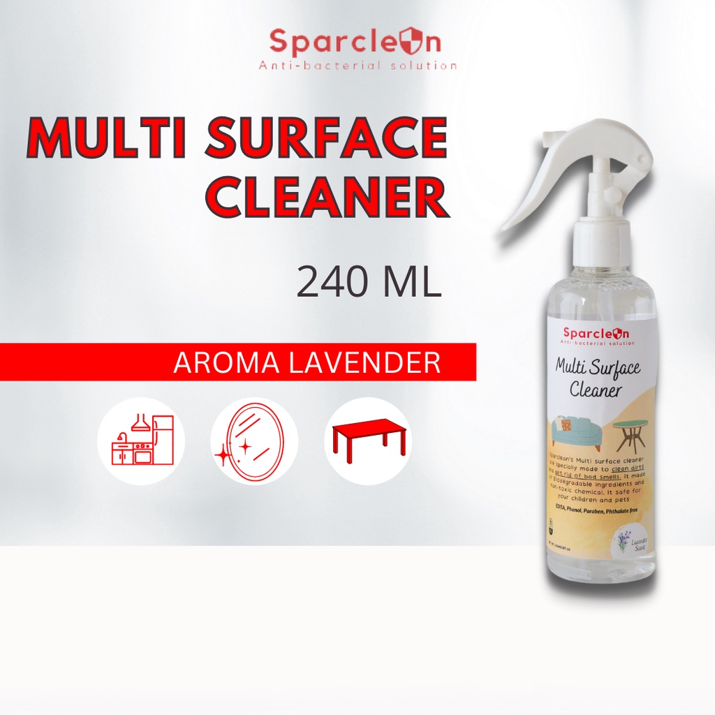 Jual Sparclean - Cairan Pembersih Permukaan Serbaguna (240 ml) | Shopee ...