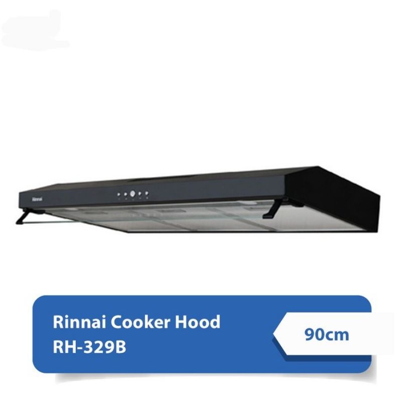 Jual Cooker Hood Rinnai RH-329B(Black/Hitam)Ukuran 90CM Garansi Resmi | Shopee Indonesia