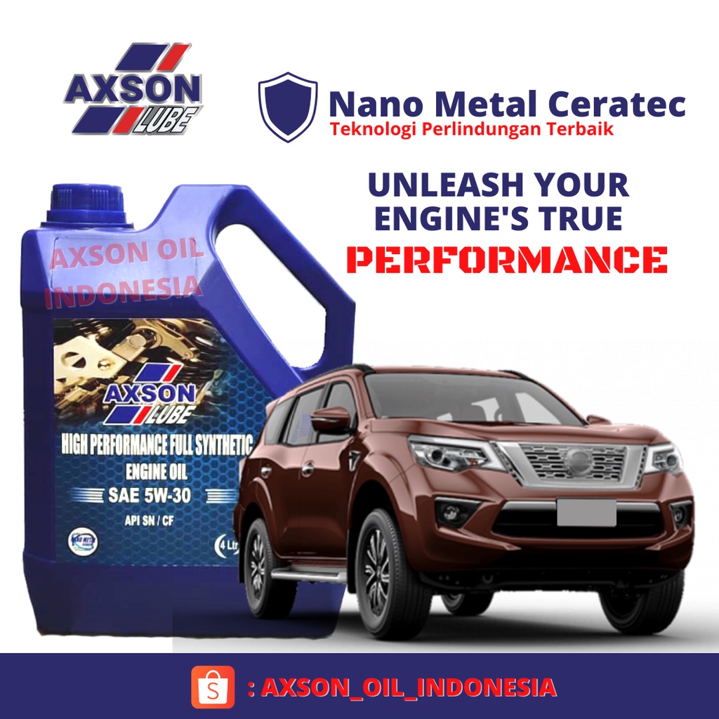 Jual Axson Fully Synthetic Oil 5W-30 (4 Liter / 1 Gallon) | Shopee ...