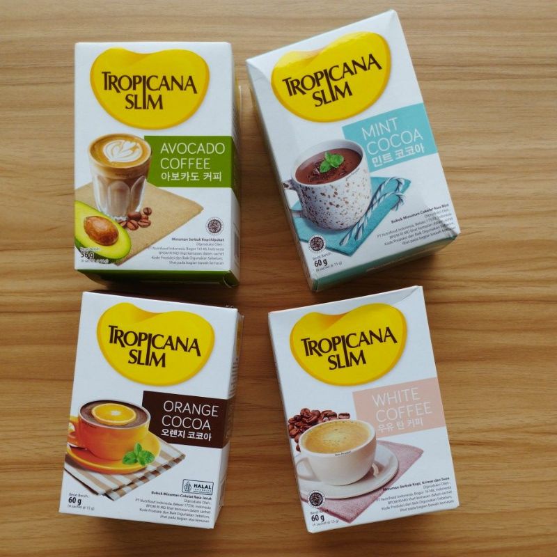 Jual Tropicana Slim kopi Avocado Coffee orange cocoa | Shopee Indonesia
