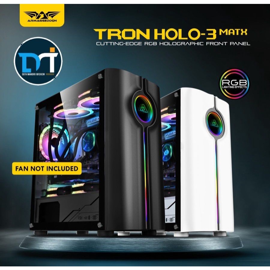 Jual Casing Armaggeddon Tron Holo 3 III m-ATX Gaming Case | Shopee ...