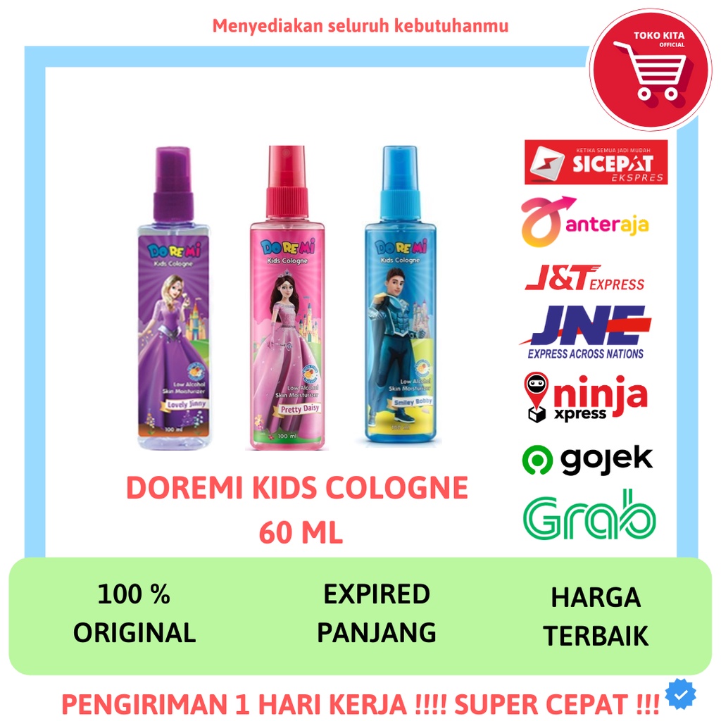 Jual DOREMI KIDS COLOGNE PARFUM ANAK DOREMI - 60 ML | Shopee Indonesia