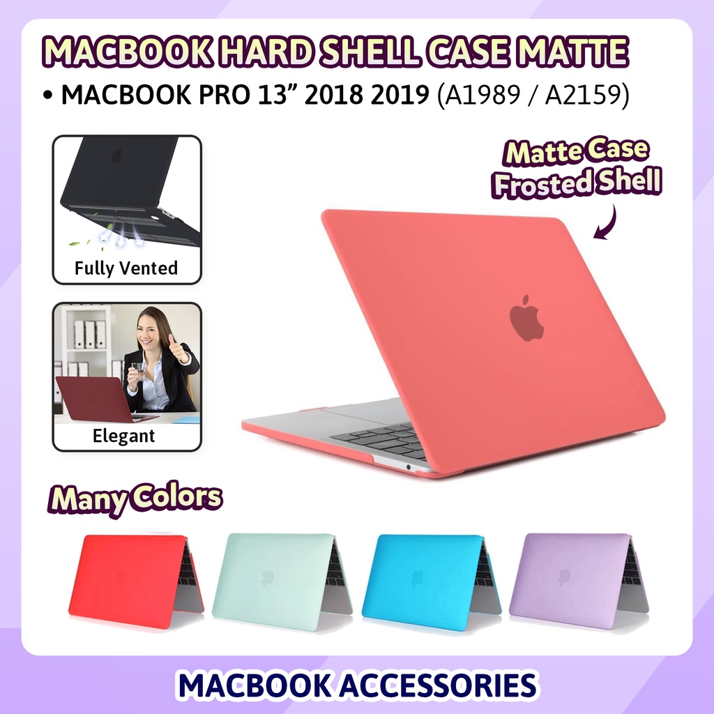 Jual Case MacBook Pro 13 13.3 inch A1989 A2159 2018 2019 Matte Shell ...
