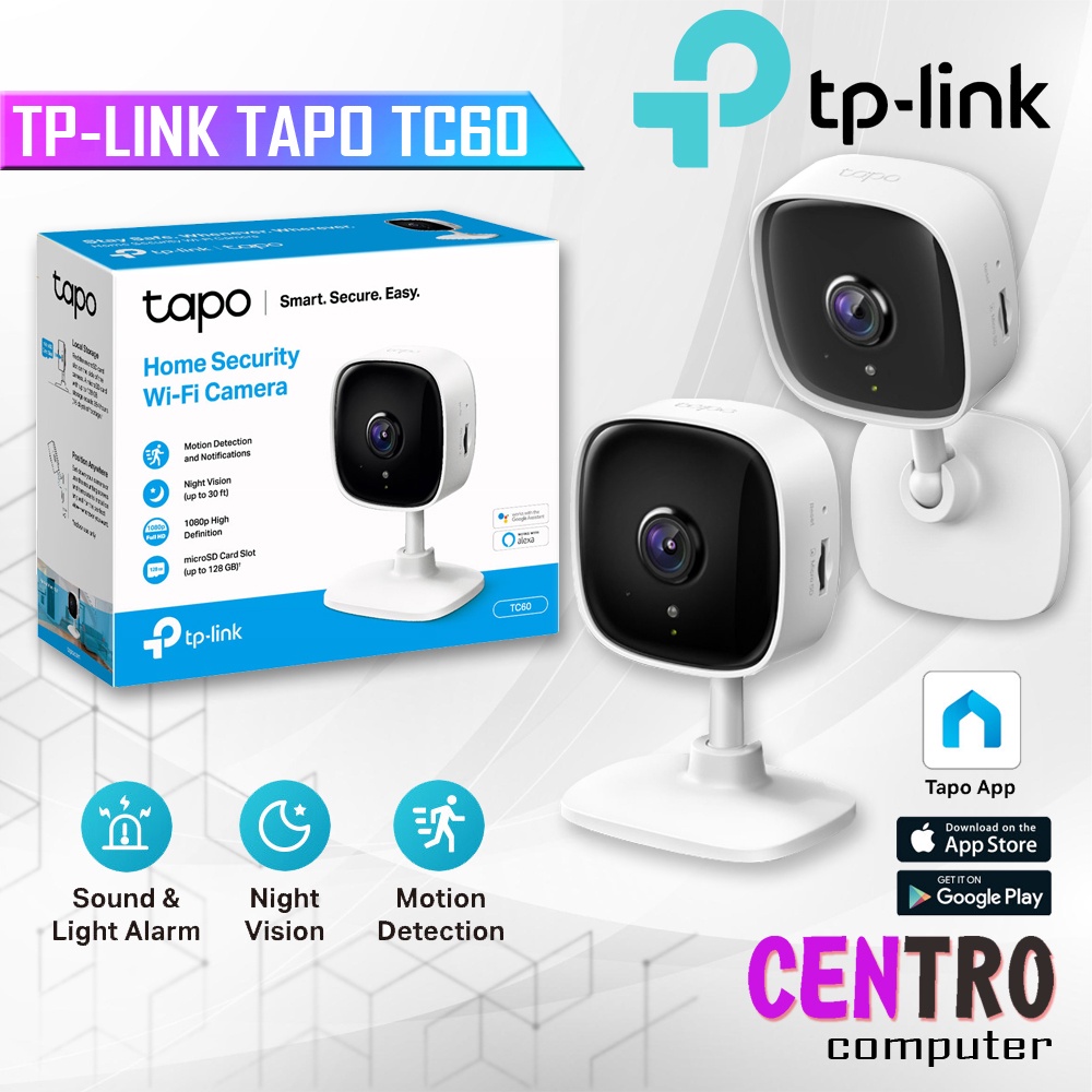 Jual TPLink TAPO TC60 Home Security Wi-Fi Camera - TP-LINK TAPO TC60 ...