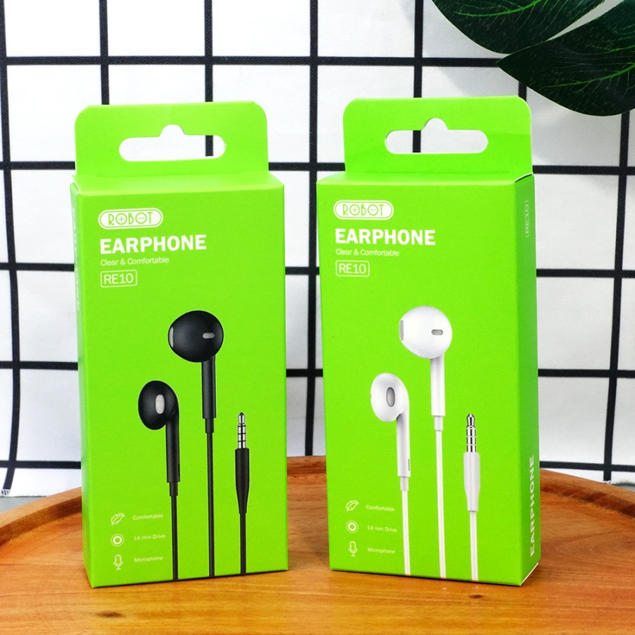 Jual HANDSFREE ROBOT RE10 HEADSET ROBOT RE10 EARPHONE HANDSFREE ROBOT ...