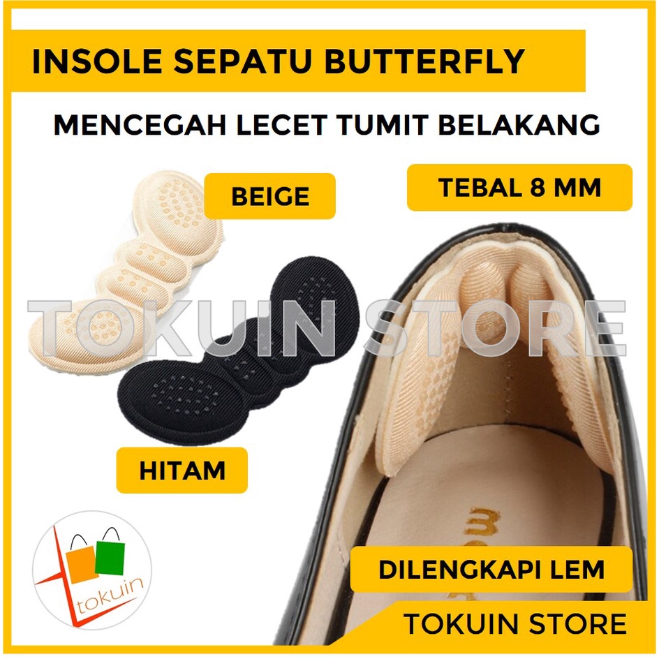 Jual Insole Sepatu Sol Busa Pelindung Tumit Ganjalan Sepatu Heel Anti ...