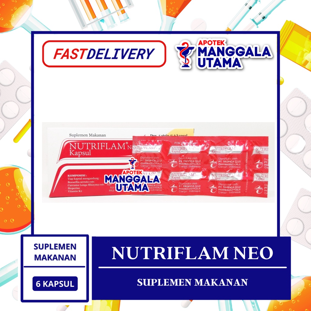 Jual NUTRIFLAM PER STRIP ISI 6 TABLET | Shopee Indonesia