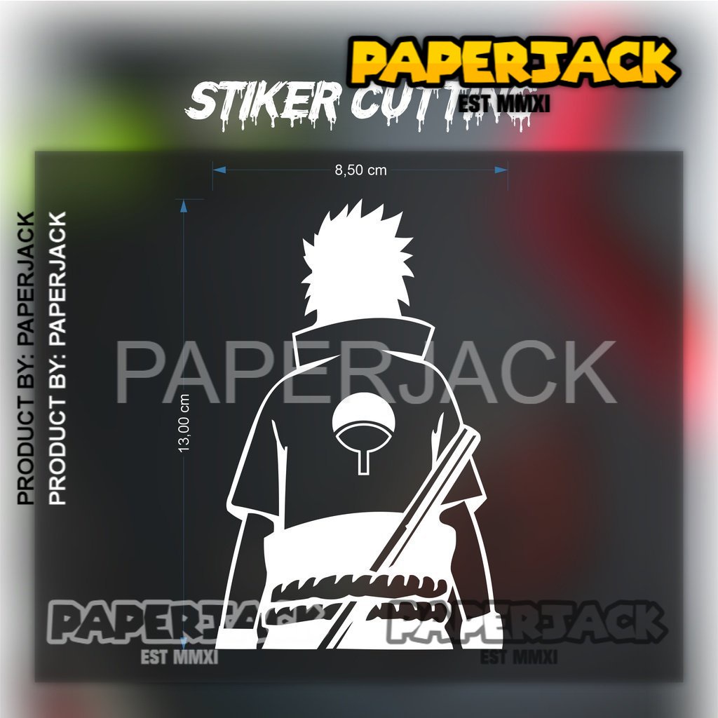Jual Sticker Cutting Anime SASUKE – Stiker Aksesoris Keren, Vinyl ...