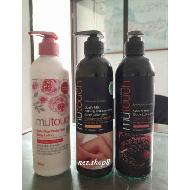 Jual Body Lotion Mutouch / Mutocuh Goats Milk Body Lotion 400 ml ...